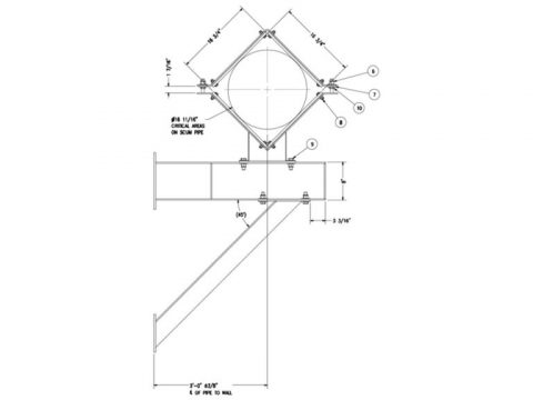 Scum Pipe Intermediate Supports and When to do use them - JMS